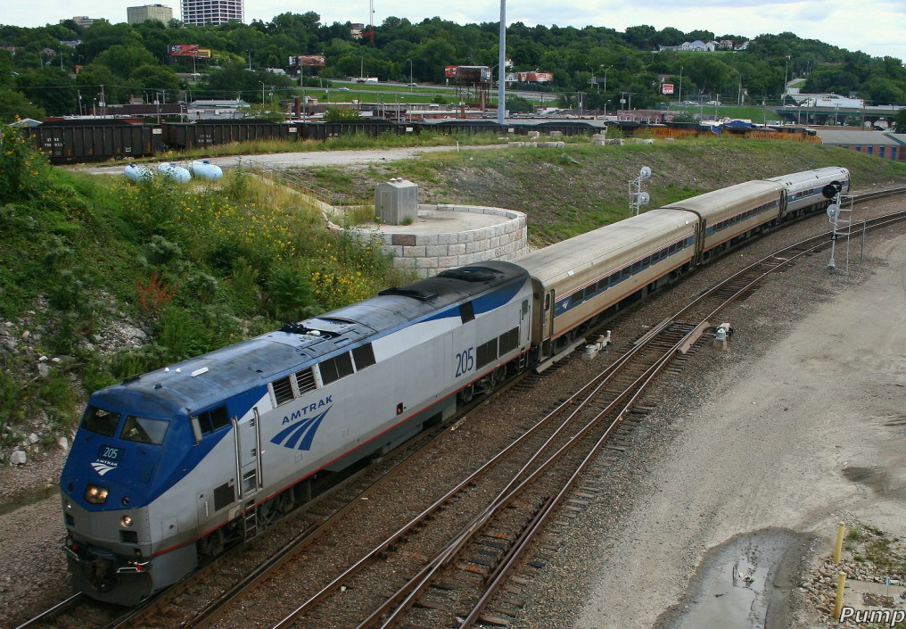 Eastbound Amtrak Passenger Train